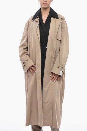 Rokh Trenchcoat aus Doppelstoff mit abnehmbarem Detail Rokh