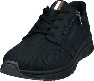 Bugatti man Herren sportliche Schn&uuml;rer, M&auml;nner Schn&uuml;rhalbschuhe,schn&uuml;rschuhe,Sneaker,Halbschuhe,Freizeitschuhe,maennlich,Black (1000),40 EU/EU UK