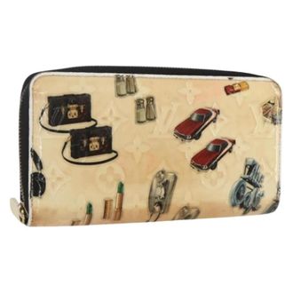 Louis Vuitton Portefeuille en cuir vintage Pre-owned - Femme - Pre-owned - Beige - Taille: ONE Size