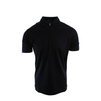 Paul & Shark Baumwoll-Polo mit Rei&szlig;verschluss und Stickerei - - Tops - Herren - Blau - M