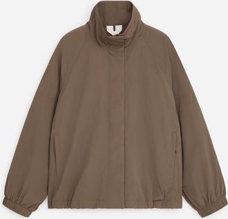 Arket Wattierte Windbreaker-Jacke -Braun