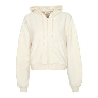 American Vintage Femme, Sweatshirts et sweats &agrave; capuche, Beige, Taille: 40 FR Sweat &agrave; Capuche avec Fermeture &Eacute;clair