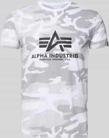 Alpha Industries T-Shirt mit Label-Print