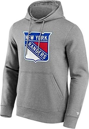 Fanatics Sweat &agrave; capuche NHL New York Rangers Fanatics Prima Logo Gris