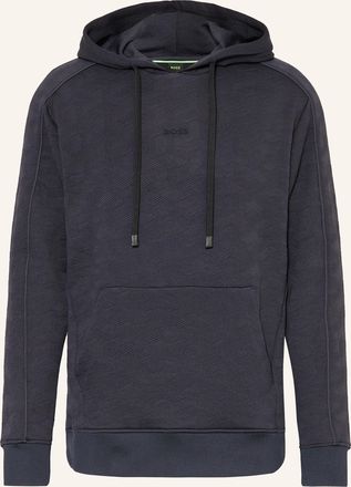 HUGO BOSS Hoodie Mirror blau
