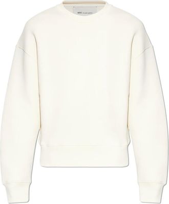 Ami Homme, Sweatshirts et sweats &agrave; capuche, Beige, Taille: XL Logo SweaT-shirt