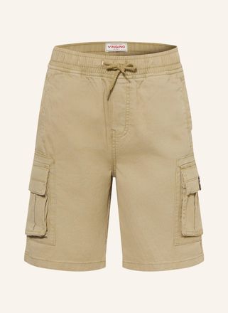 Vingino Vingino Cargoshorts Cliff Loose Fit beige