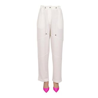Tom Ford Femme, Pantalons, Blanc, Taille: 36 FR Pantalon Large
