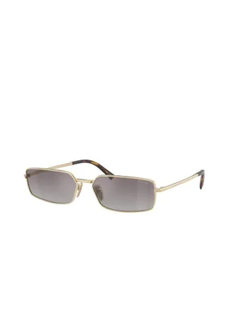 Prada Womens Sunglasses Brown-Gold Metal