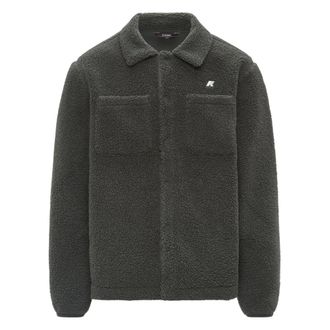 K-Way Surchemise Cameron en polaire Sherpa - Homme - Vestes - Vert - Taille: L