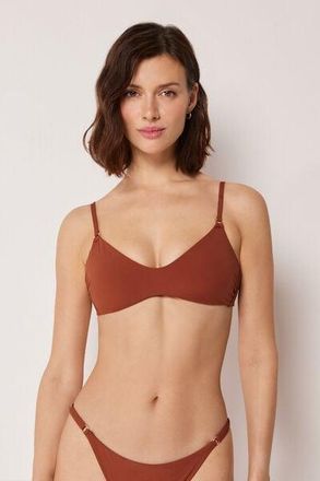 Calzedonia Bustier-bikinioberteil Premium Fit Braun