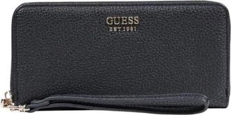 Guess Femme, Accessoires, Noir, Taille: ONE Size Portefeuille zipp&eacute; avec de multiples poches