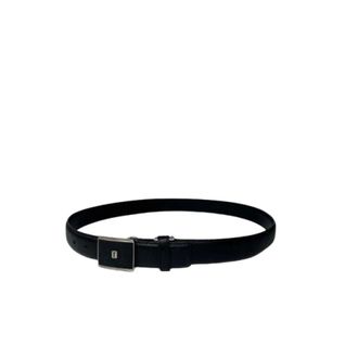 Saint Laurent Ceinture en cuir textur&eacute; doccasion - Femme - Pre-owned - Noir - Taille: ONE Size
