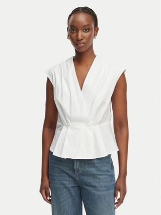 Marella Bluse Bazar 2613161162 Wei&szlig; Regular Fit