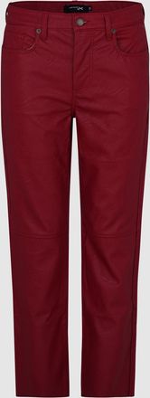 Jeanne Vouland Pantalon Gabryel Similicuir Rouge