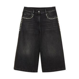 Twin-Set Actitude, Femme, Shorts, Noir, Taille: W27 Jeans Shorts