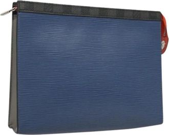 Louis Vuitton unisex, Pre-owned, Bleu, Taille: ONE Size Pochette Pre-owned