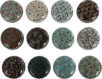 BESPORTBLE Cabilock 12 St&uuml;ck Wei&szlig;blech Dosen mit Deckel Kleine Runde Kerzendosen Langlebige Blechboxen f&uuml;r Selbstgemacht Kerzenherstellung und Aufbewahrung Kompa