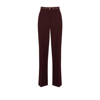 Elisabetta Franchi Damen, Hosen, Braun, XSGr&ouml;&szlig;e