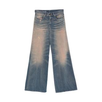 Diesel Jeans mit Used-Look - - Jeans - Damen - Blau - W24