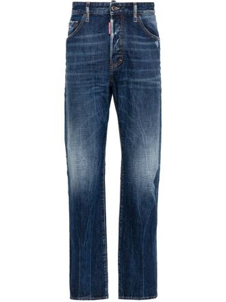 Dsquared2 jean 642 à coupe droite - Bleu