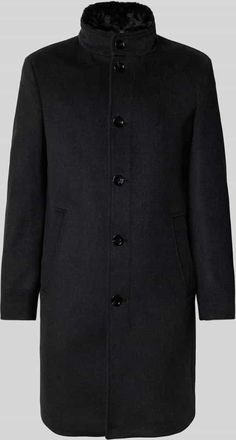 Christian Berg Wollmantel mit Stehkragen