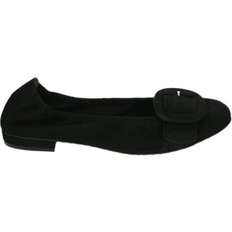 Kennel & Schmenger Schwarze Wildleder Ballerinas - - Shoes - Damen - Schwarzk - 38 1/2 EU