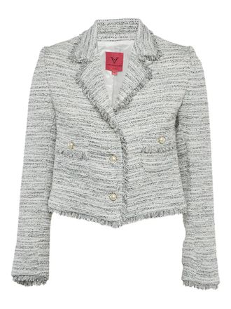 Veronica Virta Blazer mit Zierkn&ouml;pfen - Grau