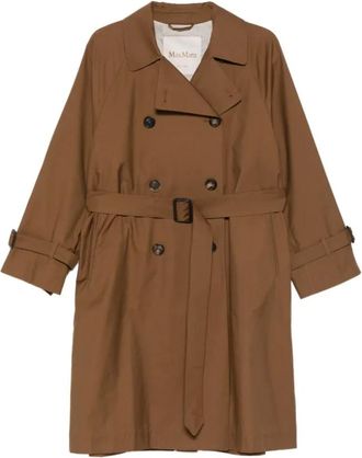 Max Mara Femme, Manteaux, Brun, Taille: 40 FR Mtcctrenc 251 Trench Coat