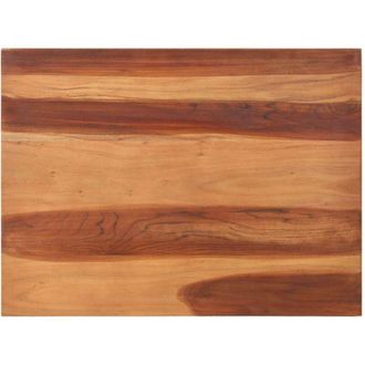 vidaXL Dessus de table Bois solide 15-16 mm 60x80 cm