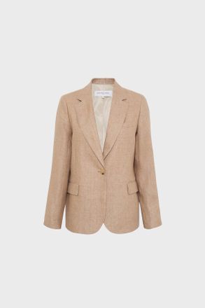 Gerard Darel Veste de tailleur en lin - TALIYA - Sable