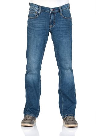 Mustang Jeans Jeans Herren Stretch Oregon Bootcut Jeanshose Hose Denim, Größe:W 32 L 30, Farbe:Medium Blue (702)