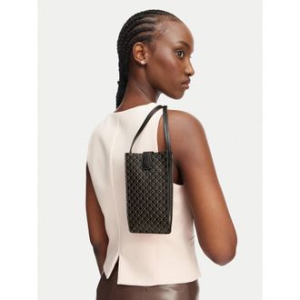 Calvin Klein Handytasche Calvin Klein Emblem Aop Phone Crossbody LV04F1115G Schwarz