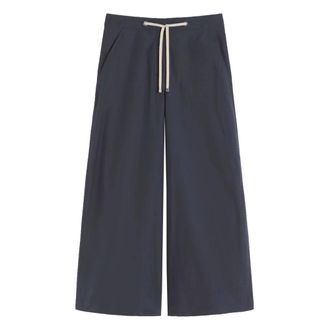 Max Mara Femme, Pantalons, Bleu, Taille: 34 FR Wide Pantalons