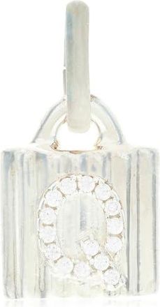 Uno De 50 UNOde50 Charme plaqué argent en forme de cadenas avec une lettre en Topazee Q