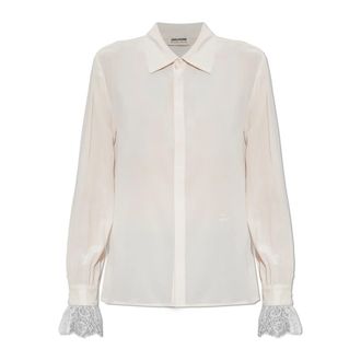 Zadig&Voltaire Thely Seidenhemd - - Blouses & Shirts - Damen - Beige - M