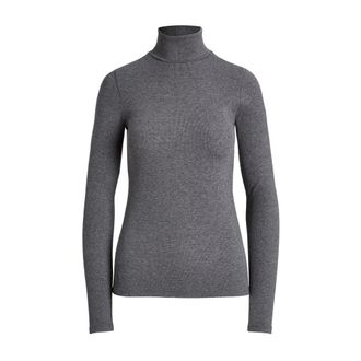 Polo Ralph Lauren Femme, Pulls, Gris, Taille: 38 FR Pull &agrave; col roul&eacute; classique