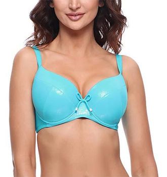 Merry Style Haut de Maillot de Bain Femme Top Soutien-Gorge de P618 (Bleu Éclat, EU (Cup 95 B) = FR (110 B))