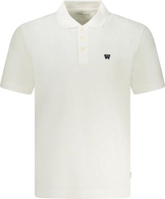 Wrangler Homme, Tops, Blanc, Taille: L Polo &agrave; Manches Courtes