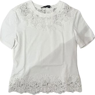 Ermanno Scervino Femme, Tops, Blanc, Taille: 36 FR T-shirt