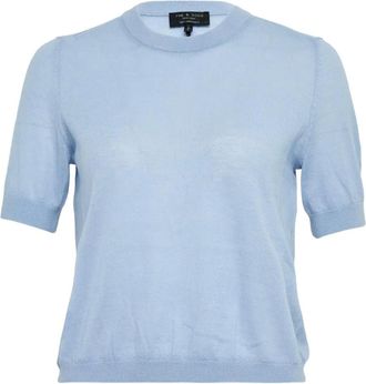 Rag & Bone t-shirt Adeline en cachemire - Bleu