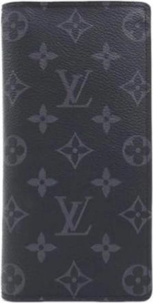 Louis Vuitton Portefeuille long (bi-pli) Pre-owned - Homme - Pre-owned - Noir - Taille: ONE Size