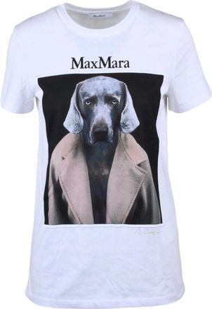 Max Mara T-Shirt - Femme - Tops - Blanc - Taille: 38 FR