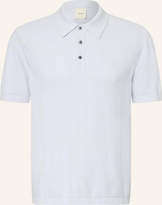 Calvin Klein Piqu&eacute;-Poloshirt blau