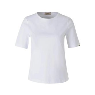 Herno Wei&szlig;es Kurzarm-Top mit seitlichem Knopf - - Tops - Damen - Wei&szlig; - L