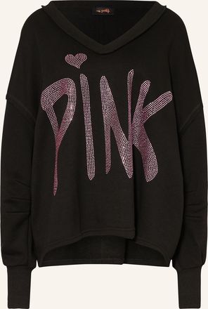 Miss Goodlife Miss Goodlife Oversized-Sweatshirt Mit Schmucksteinen schwarz