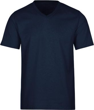Trigema Herren Trigema heren t-shirt v 637203 T Shirt, Blau (Navy 046), XXL Gro&szlig;e Gr&ouml;&szlig;en EU