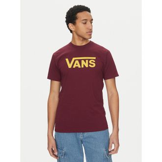 Vans T-Shirt Classic VN000GGG Dunkelrot Regular Fit