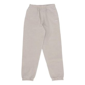Obey Steinpigment-Sweatpants mit elastischem Bund - - Trousers - Herren - Grau - XL