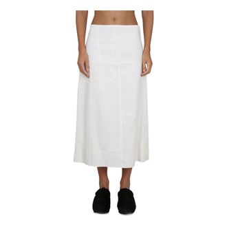 Jil Sander Gonna A Line - - Skirts - Damen - Wei&szlig; - XS